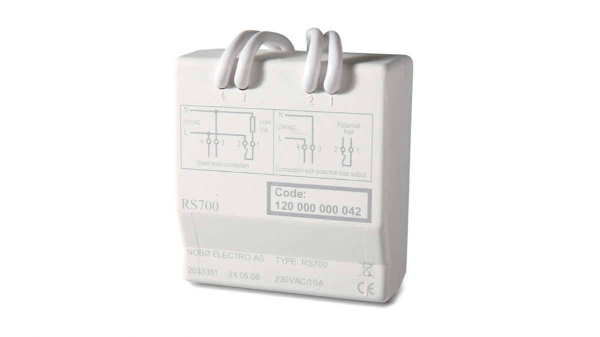 Nobø RS-700 fjernstyrt bryter – elektron.no